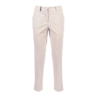 PESERICO Damen, Hosen, Beige, LGr&ouml;&szlig;e