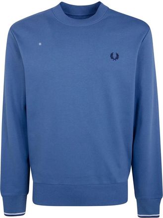 Fred Perry Homme, Pulls, Bleu, Taille: L SweaT-shirt ras du cou