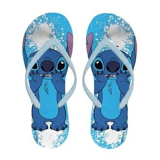 Disney Frozen Disney Stitch Tongs Femmes, Sandales D&eacute;t&eacute; &agrave; Paillettes Filles Adolescentes et Femmes, Taille EU 38/39