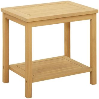 vidaXL Beistelltisch &Ouml;l-Natur 50 x 35 x 45 cm Massivholz Akazie vidaXL