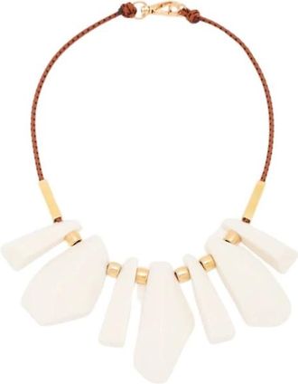 Plan C Plan C, Femme, Accessoires, Beige, Taille: ONE Size Irregular Pendants Necklace