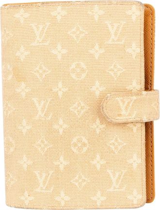 Louis Vuitton Crossbody Bags - Louis Vuitton Mini Lin Monogram Agenda PM - Gr. unisize - in Beige - f&uuml;r Damen