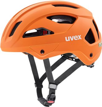 Uvex Stride - robuster Fahrradhelm f&uuml;r Damen und Herren - individuelle Gr&ouml;&szlig;enanpassung - Papaya matt - 59-61 cm