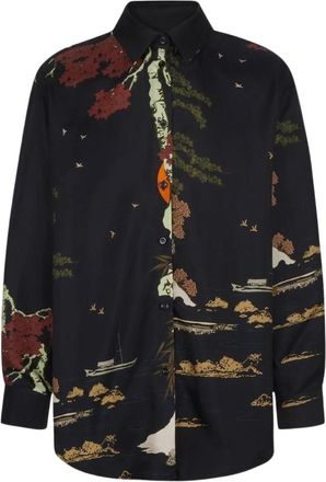 Act N&deg;1 Homme, Chemises, Multicolore, Taille: M Chemises en Soie