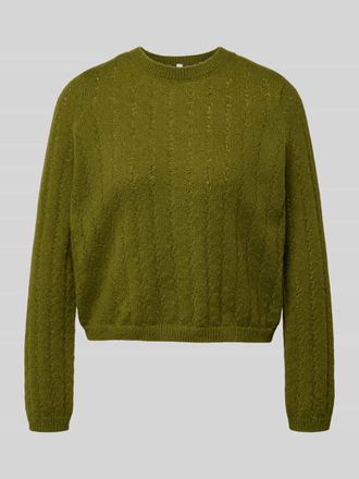 Pieces Regular Fit Pullover mit gerippten &Auml;rmelb&uuml;ndchen Modell ADA