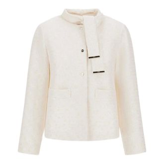 Herno Femme, Vestes, Beige, Taille: 38 FR Veste en tweed 3D