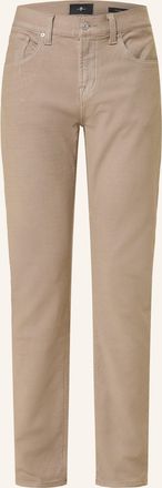 7 For All Mankind Hose Slimmy Slim Fit beige