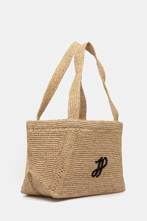 Patou Trapeze Tote Bag - Beige