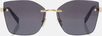 Bulgari Cat-Eye-Sonnenbrille Tubogas