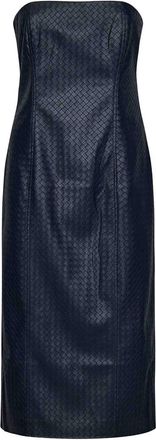 Rotate Knielanges Kleid - Blau