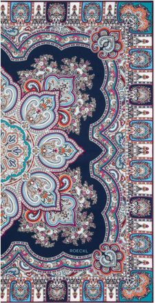 Roeckl T&uuml;cher Timeless Paisley blau