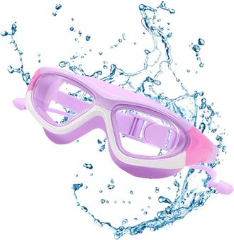 Generic Kleinkindschwimmbrille, Jugendschwimmbrille, Keine Leckage wasserdichte Kinderbrillen, Silikon bequeme Weitansicht Schwimmbrillen f&uuml;r Kinder M&auml;dchen