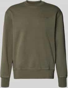 Levi's Sweatshirt mit Rundhalsausschnitt und Label-Stitching