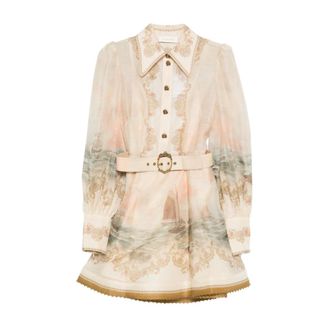 Zimmermann Femme, Robes, Multicolore, Taille: 36 FR Rebellion Marine Mini Dress