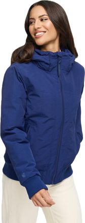 Marikoo Damen Winterjacke (XS-XXL) - wind- und wasserabweisend, mit Kapuze, weiches Fleecefutter - N084 - Navy Gr&ouml;&szlig;e XXL - Gr.XXL