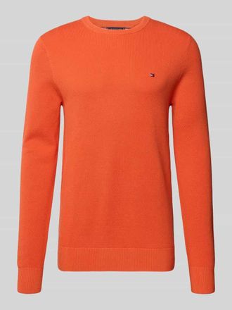 Tommy Hilfiger Regular Fit Strickpullover aus reiner Baumwolle