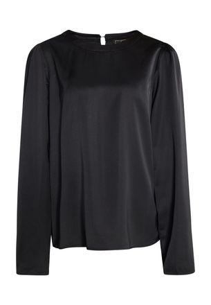 Faina Langarmbluse Damen schwarz