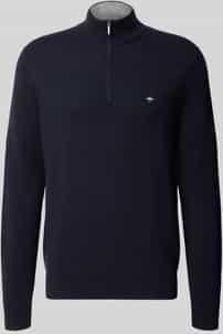 Fynch-Hatton Regular Fit Troyer aus Woll-Kaschmir-Mix
