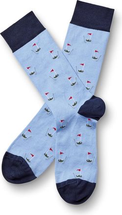 CHARLES TYRWHITT Socken mit Golf-Motiv - Blau