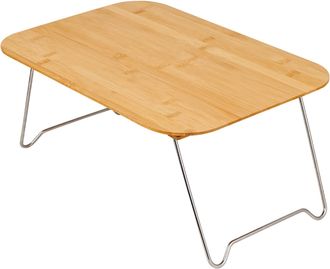 Generic Faltbarer Campingtisch | Holztisch im Freien Für Und Outdoor,Tragbarer Computertisch Für Innen Draußen Reisen Picknick Gartenparty Balkon