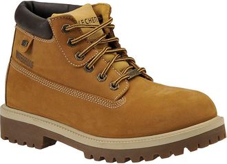 Skechers Sergeants Verdict Herren Kurzschaft Stiefel, Beige (Beige (Wtn)), 47.5 EU