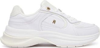 Tommy Hilfiger Sneakers Th Chic Runner Sneaker FW0FW09414 Wei&szlig;