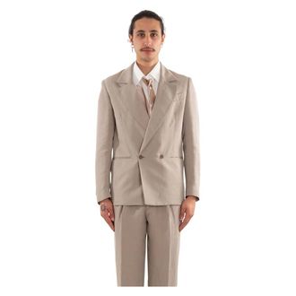 Costumein Leinenblazer - - Jackets - Herren - Beige - M