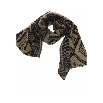 Alpha Studio Femme, Accessoires, Brun, Taille: ONE Size &Eacute;tole Jacquard Scandinave Double Face