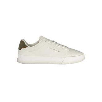Tommy Hilfiger Leather Sneaker - - Shoes - Herren - Wei&szlig; - 40 EU