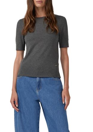 s.Oliver Kurz&auml;rmeliger Strickpullover aus Viskosemix