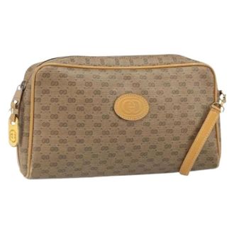 Gucci Pochette en plastique Pre-owned - Femme - Pre-owned - Beige - Taille: ONE Size