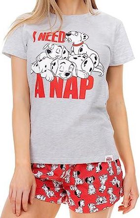 Disney Pajamas for Women | 101 Dalmatians Pajamas | Gray Cotton Pajamas XX-Large