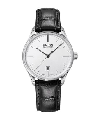 Union Glash&uuml;tte/SA. Viro Datum Herrenuhr D011.407.16.031.00