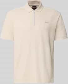 Boss Orange by Hugo Boss Regular Fit Poloshirt aus reiner Baumwolle Modell Pe_RibNylon
