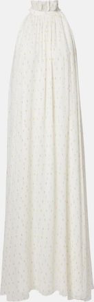 Xu Zhi Maxikleid aus einem Seidengemisch