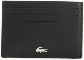 Lacoste Set portefeuille et porte-cartes en cuir