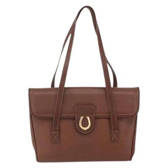 Gucci Pre-owned Leder Schultertasche - - Pre-owned - Damen - Braun - ONE SIZE