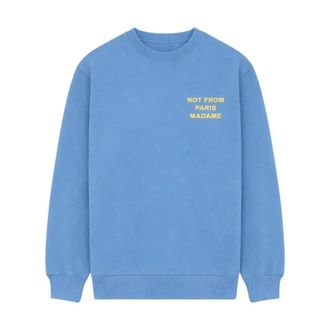 Dr&ocirc;le de Monsieur Le Slogan Sweatshirt - - Sweatshirts & Hoodies - Herren - Blau - M