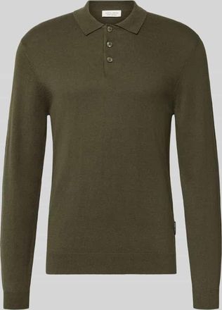 Casual Friday Regular Fit Strickpullover aus Baumwoll-Mix mit Kaschmir-Anteil