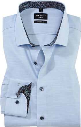 Olymp Herren Hemd blau Slim Fit