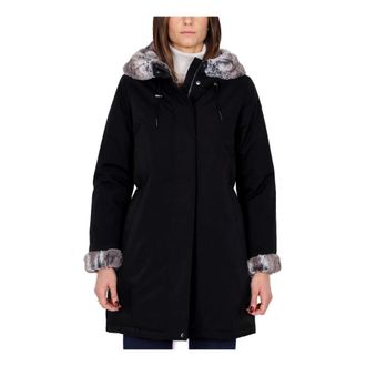 Canadian Femme, Manteaux, Noir, Taille: 40 FR Parkas