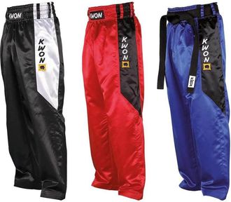 KWON Satin Hosen ClubLine 200 schwarz