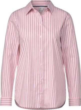 Street One Ltd QR Striped Business Blouse T-Shirt, Soft Legend Rose, 42 Femme