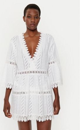 Melissa Odabash Strandkleid Victoria Weiß Regular Fit