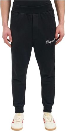 Dsquared2 Homme, Pantalons, Noir, Taille: S Pantalone Relaxed Dean