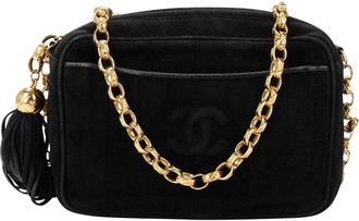 Chanel Crossbody Bags - Chanel Stitching Suede Leather Camera Crossbody Ba - Gr. unisize - in Bunt - für Damen