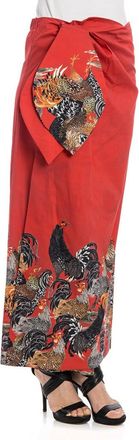 Stella Jean Langer Rock - Rot