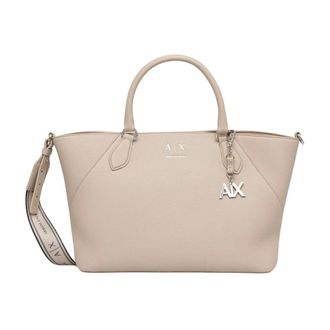 A|X Armani Exchange Cabas Isabel - Femme - Sacs - Beige - Taille: ONE Size