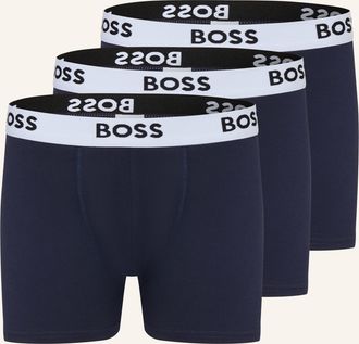 HUGO BOSS 3er-Pack Boxershorts blau