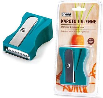 Monkey Business Karoto Julienne - Aiguiseur de carottes avec lame de julienne | Gadgets de cuisine amusants | issu dune s&eacute;rie d&eacute;plucheurs uniques pour la cuisine | Ar